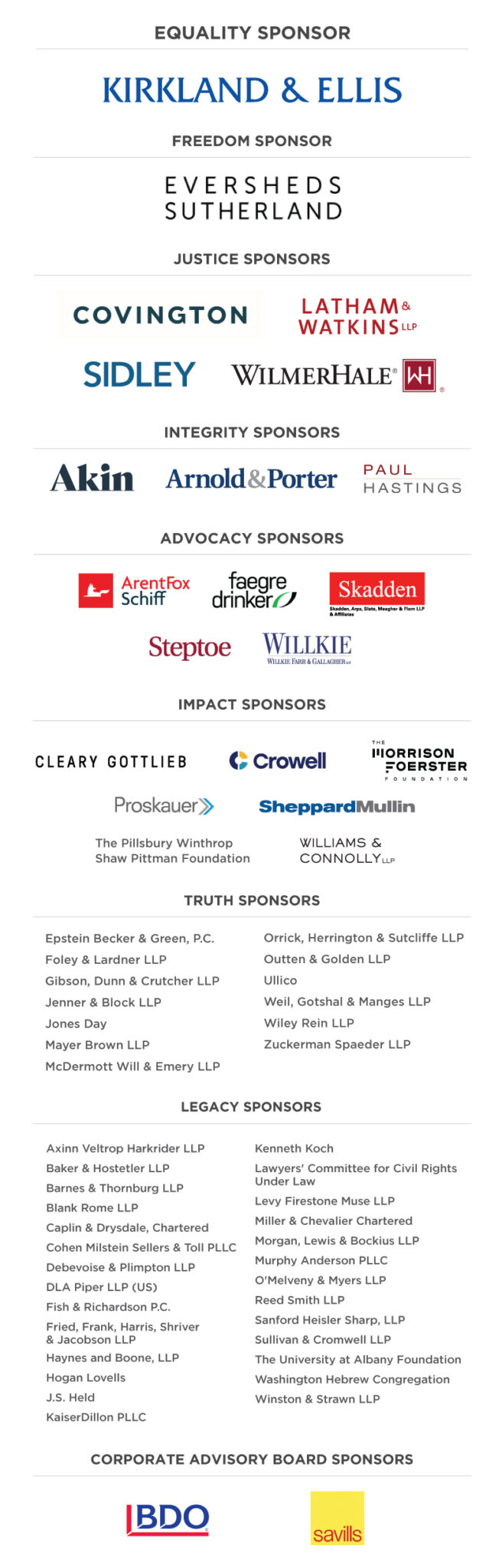 2023 Wiley A. Branton Awards Luncheon - The Washington Lawyers' Committee
