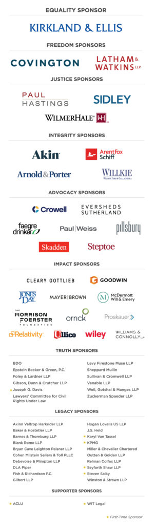 2024 Wiley A. Branton Luncheon - The Washington Lawyers' Committee